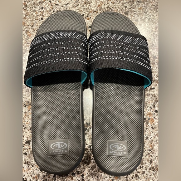 Athletic Works | Shoes | Mens Athletic Works Slides | Poshmark